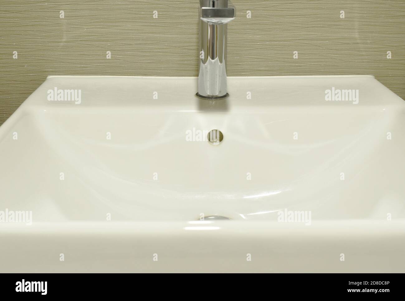 washing sink and water tap in bathroom Stock Photo - Alamy