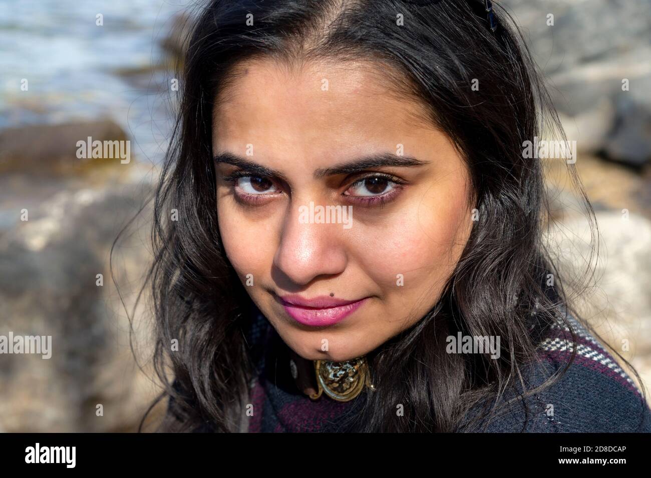 Dimple face hi-res stock photography and images - Alamy