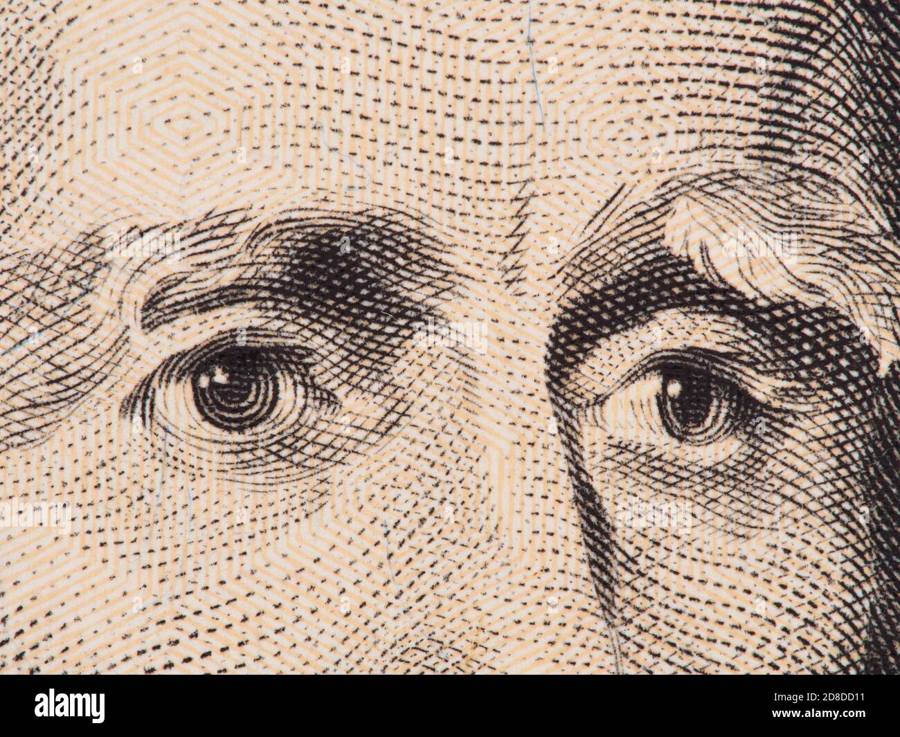 President Andrew Jackson eyes extreme macro on us 20 dollar bill ...