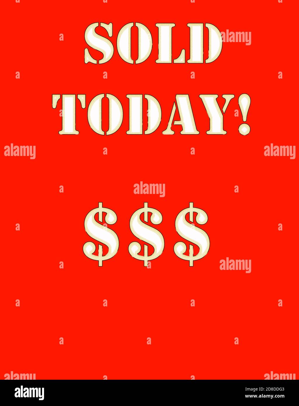 Sold on word hi-res stock photography and images - Alamy