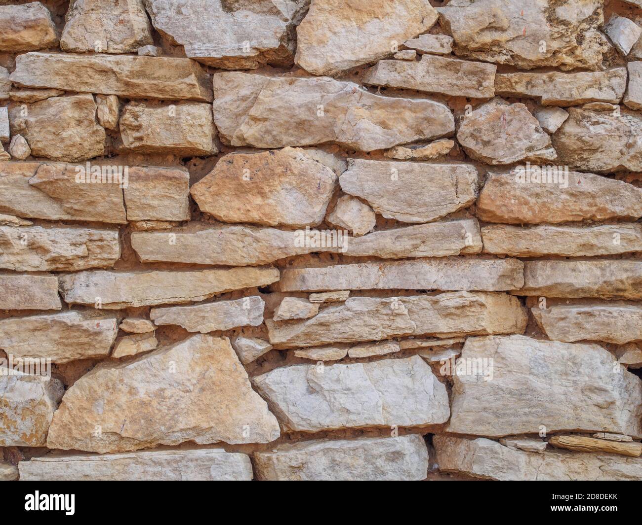 Old beige stone wall background, texture Stock Photo - Alamy