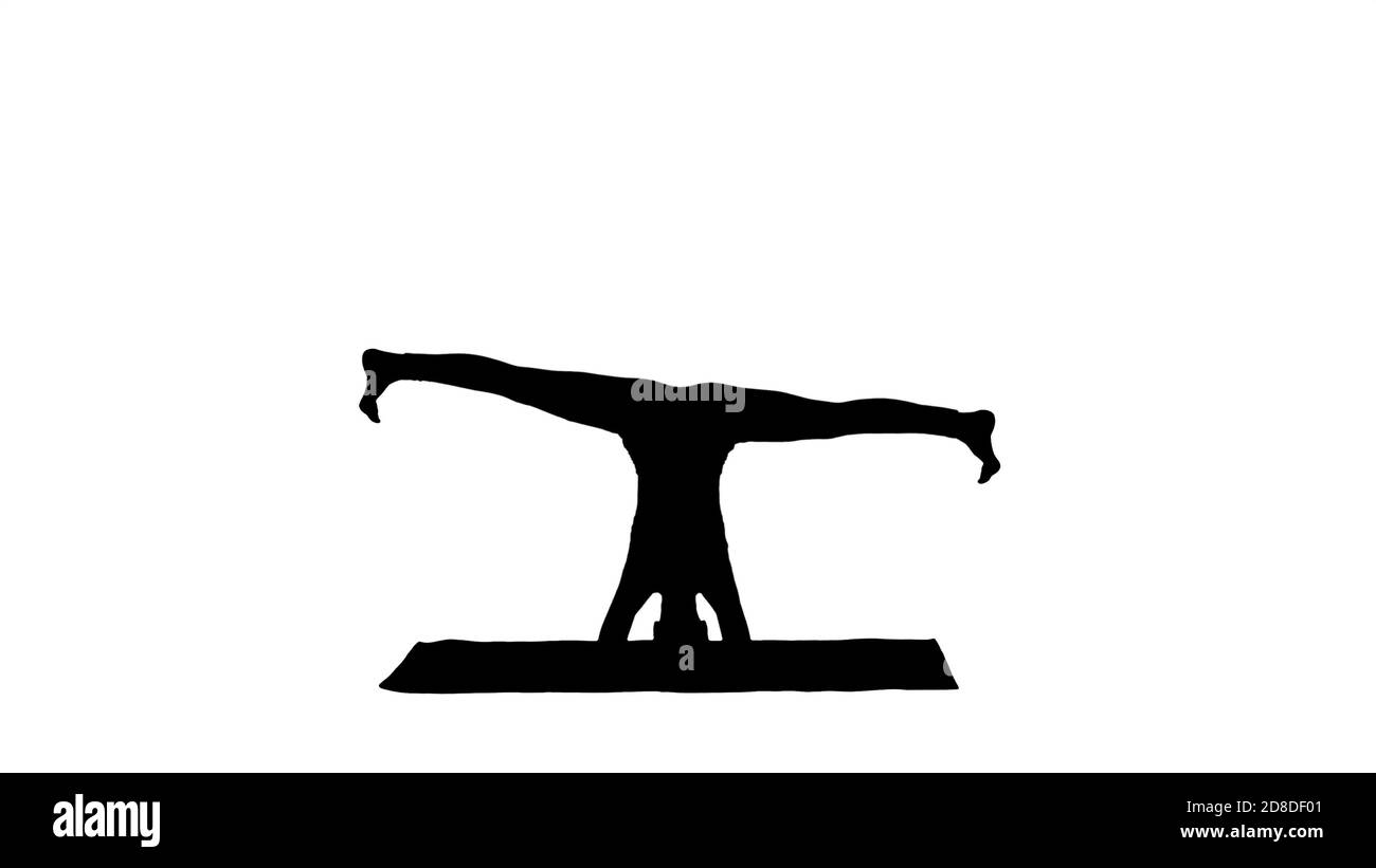 Headstand Silhouette