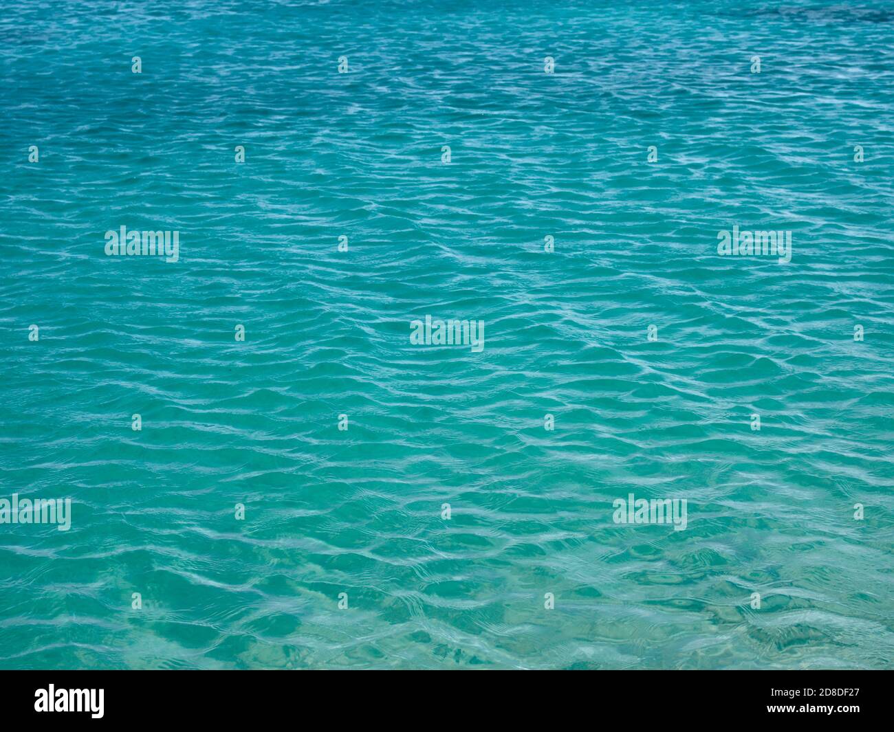 Turquoise rippled sea water surface background, texture Stock Photo - Alamy