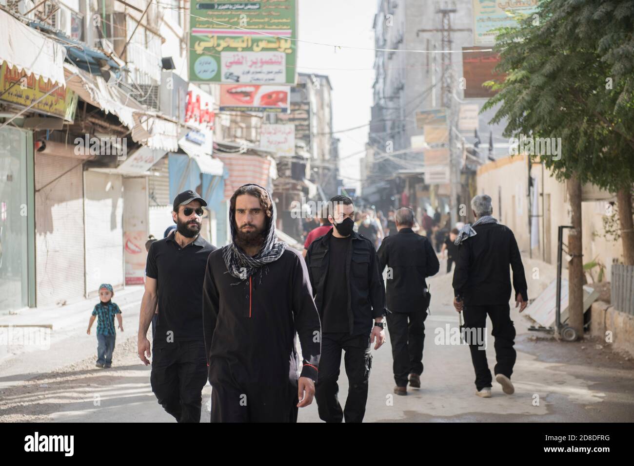Photos show the ceremony of Hussein death in Damascus 2020 Stock Photo ...