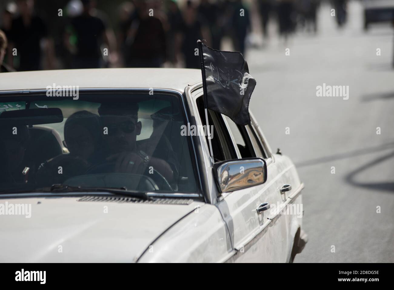 Photos show the ceremony of Hussein death in Damascus 2020 Stock Photo ...