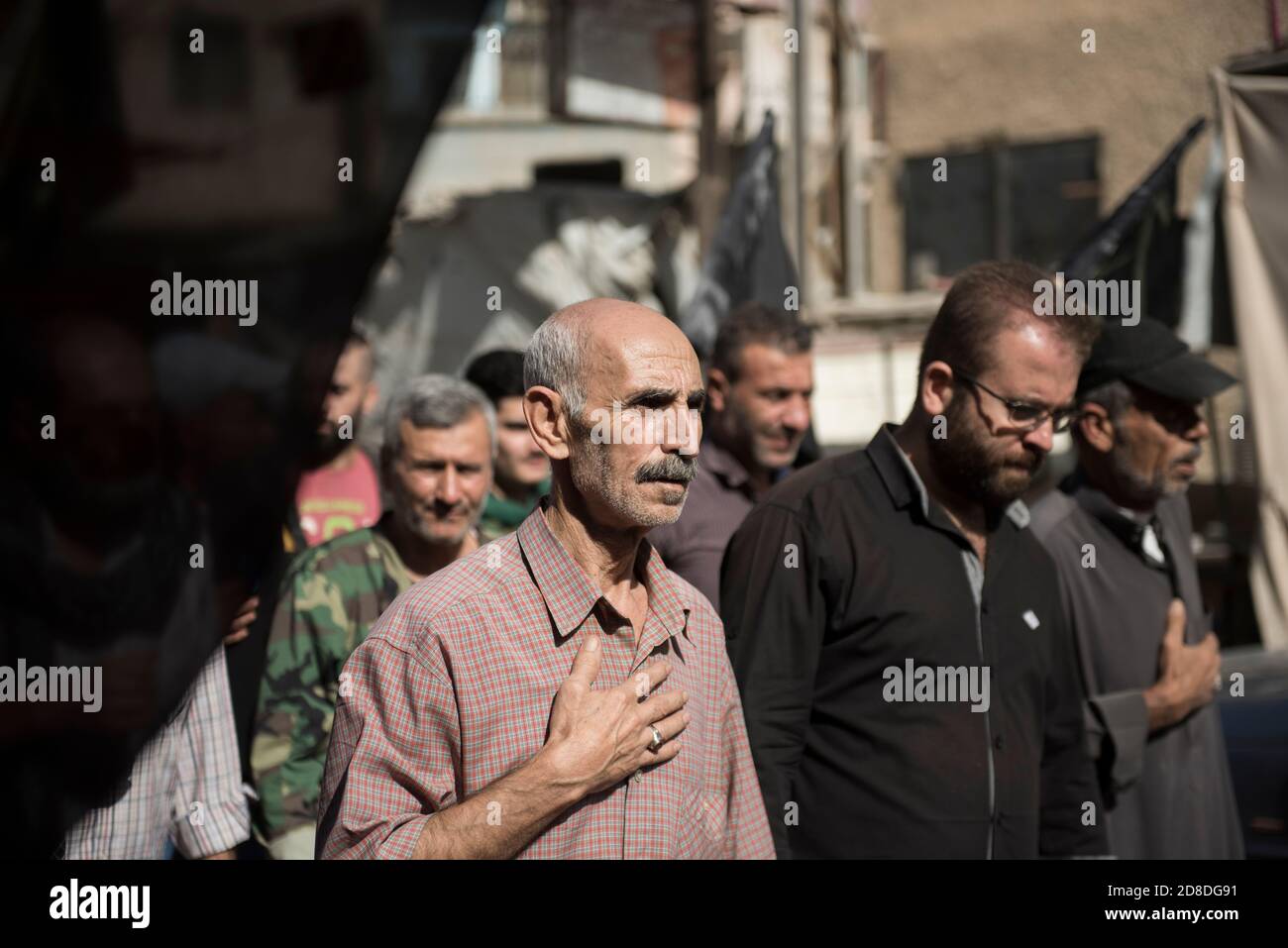 Photos show the ceremony of Hussein death in Damascus 2020 Stock Photo ...