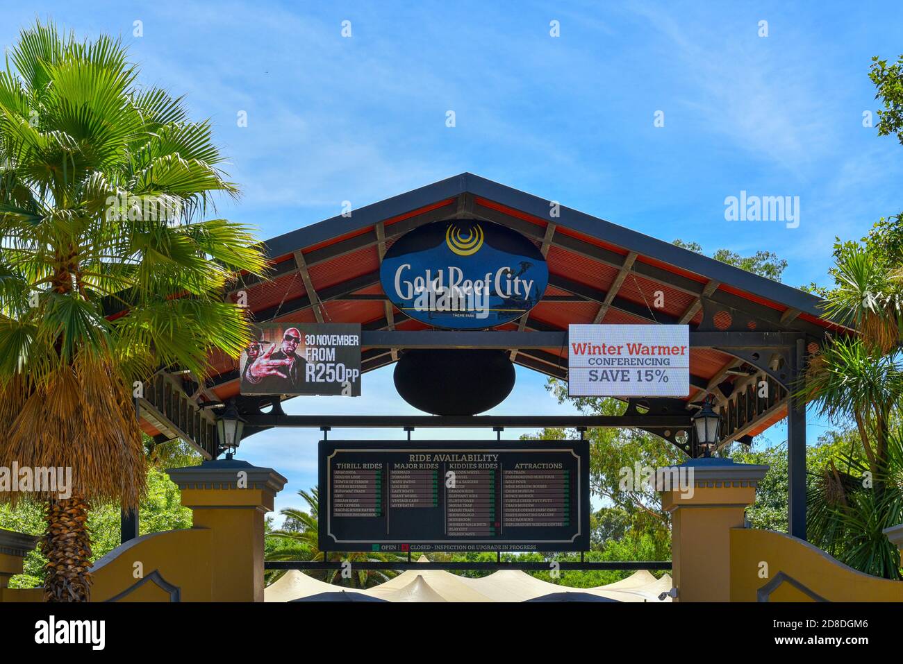 Gold Reef City Theme Park, Johannesburg, South Africa on 30th December ...