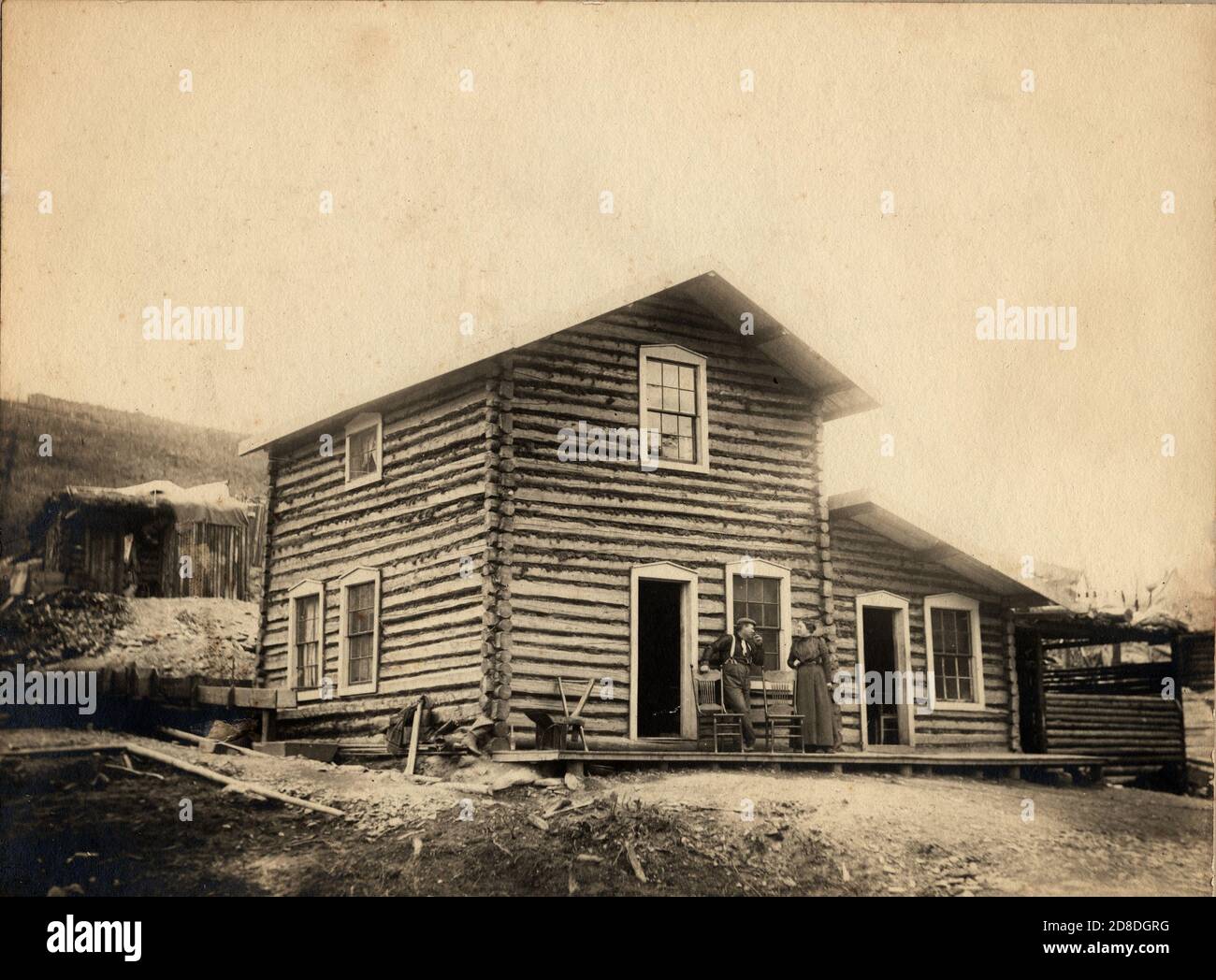 Alaska Goldrush 1890s Stock Photo - Alamy