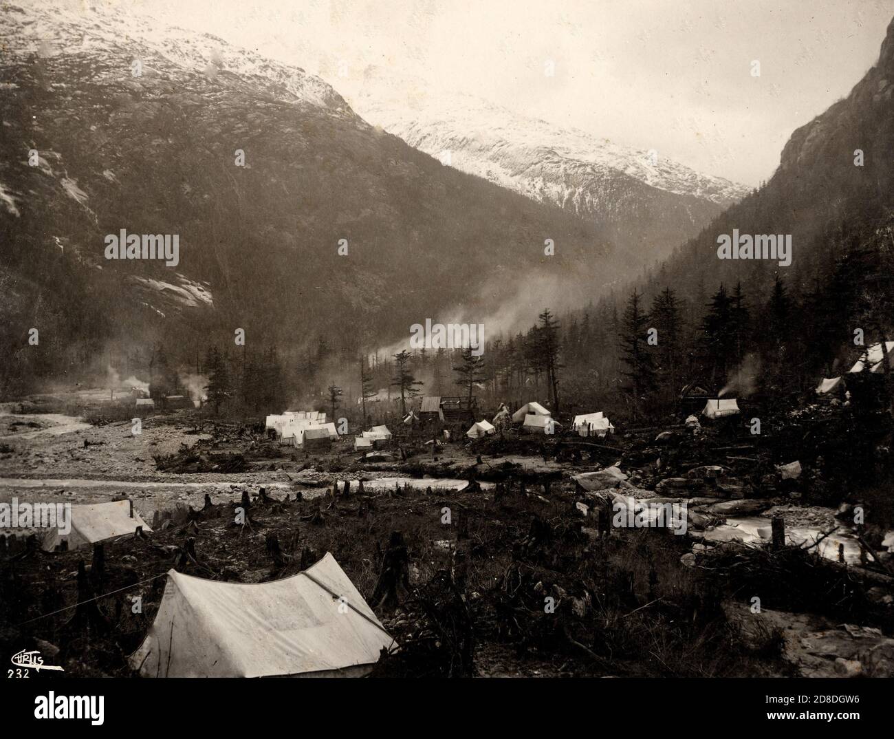 Alaska Goldrush 1890s Stock Photo - Alamy