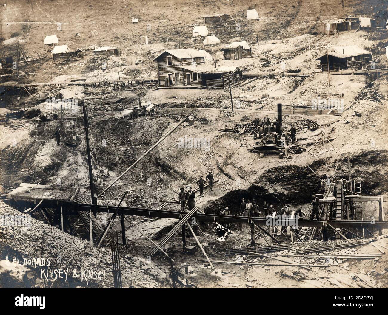 Alaska Goldrush 1890s Stock Photo - Alamy