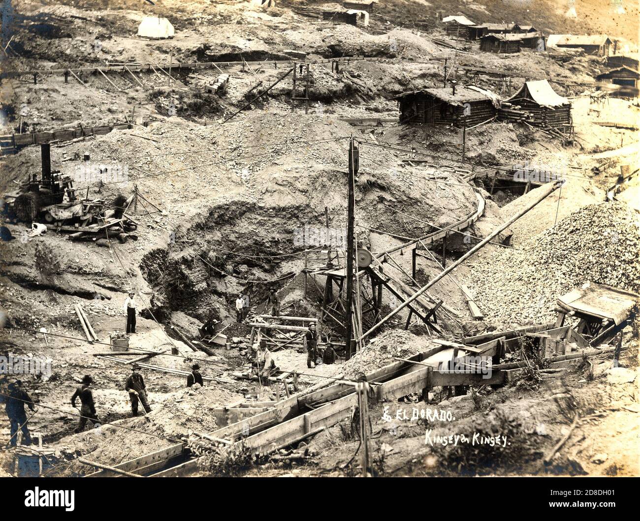 Alaska Goldrush 1890s Stock Photo - Alamy