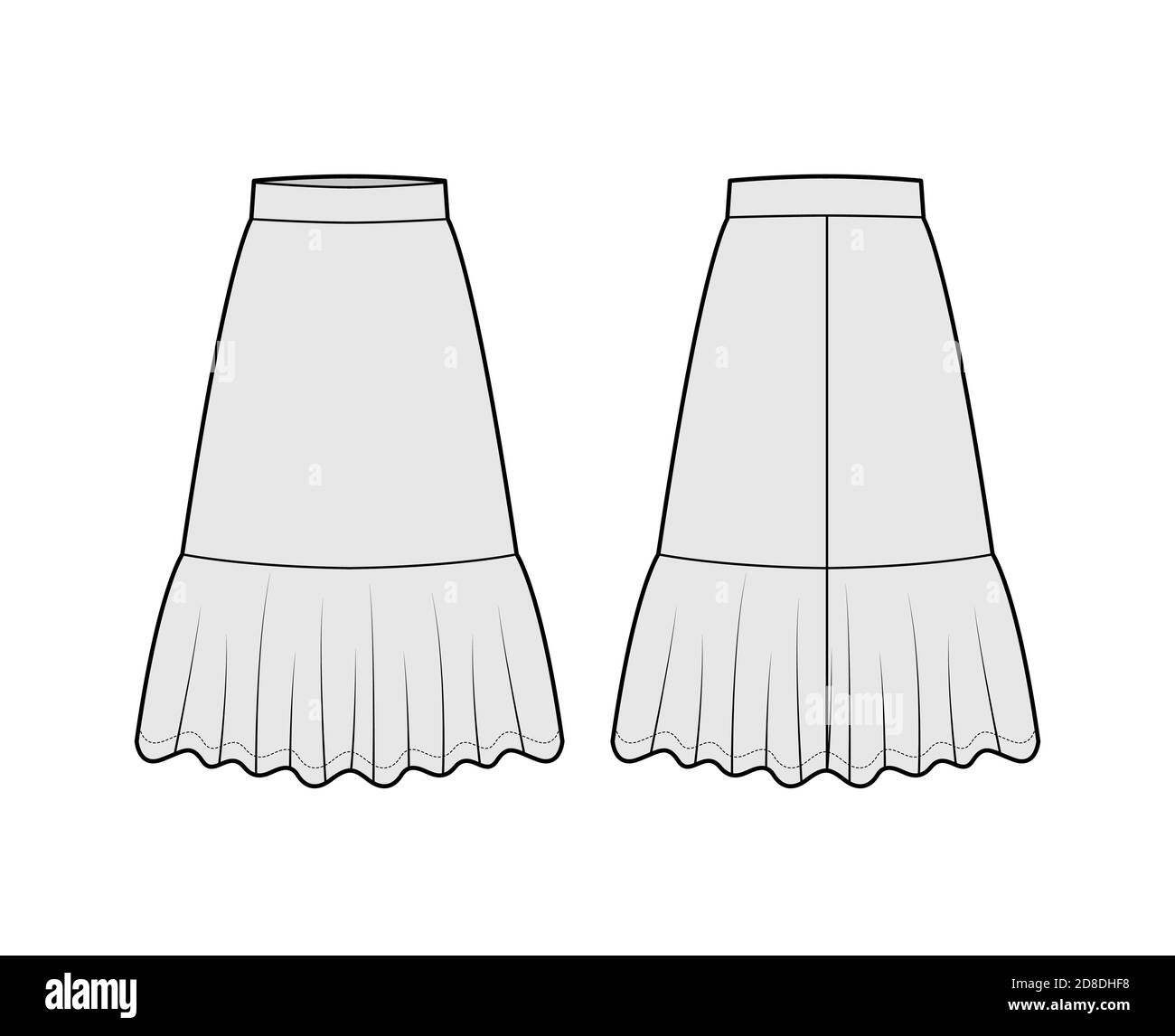 Bottom view stylish front Stock Vector Images - Alamy