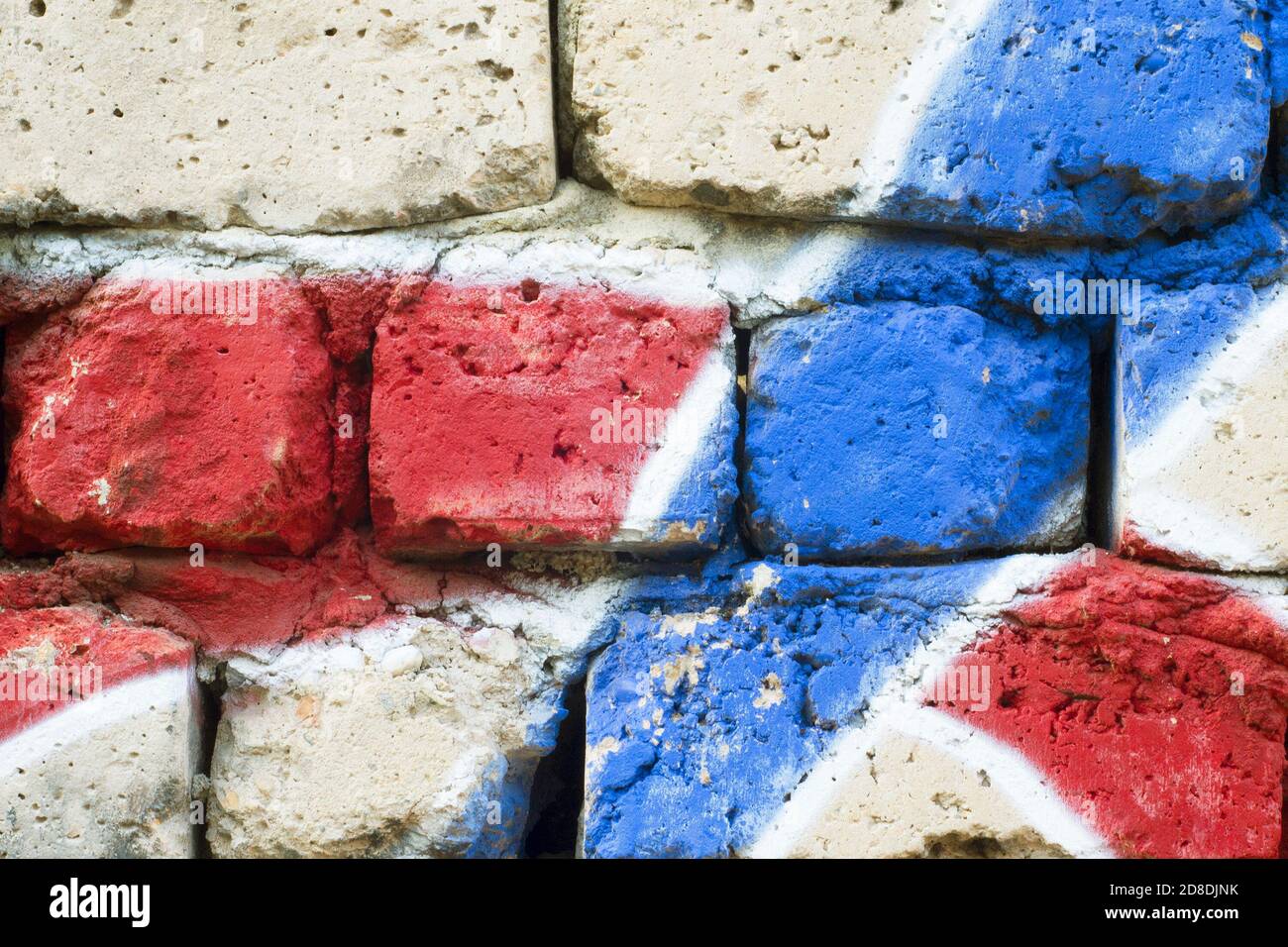 Unfinished Painted Wall