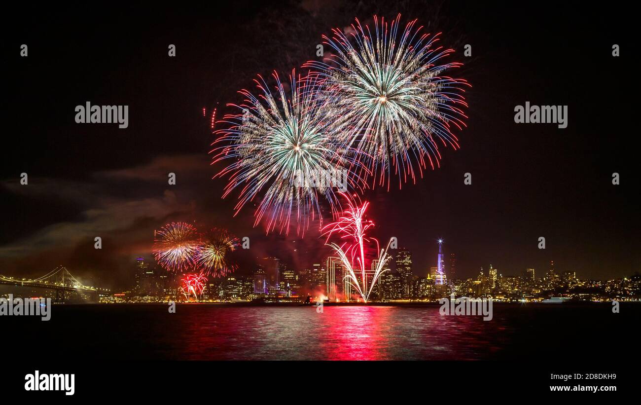 San Francisco New Year Fireworks