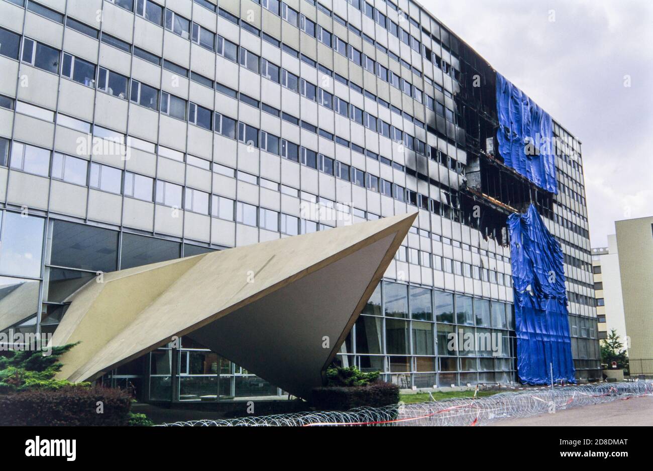 fire in the building Stock Photo - Alamy