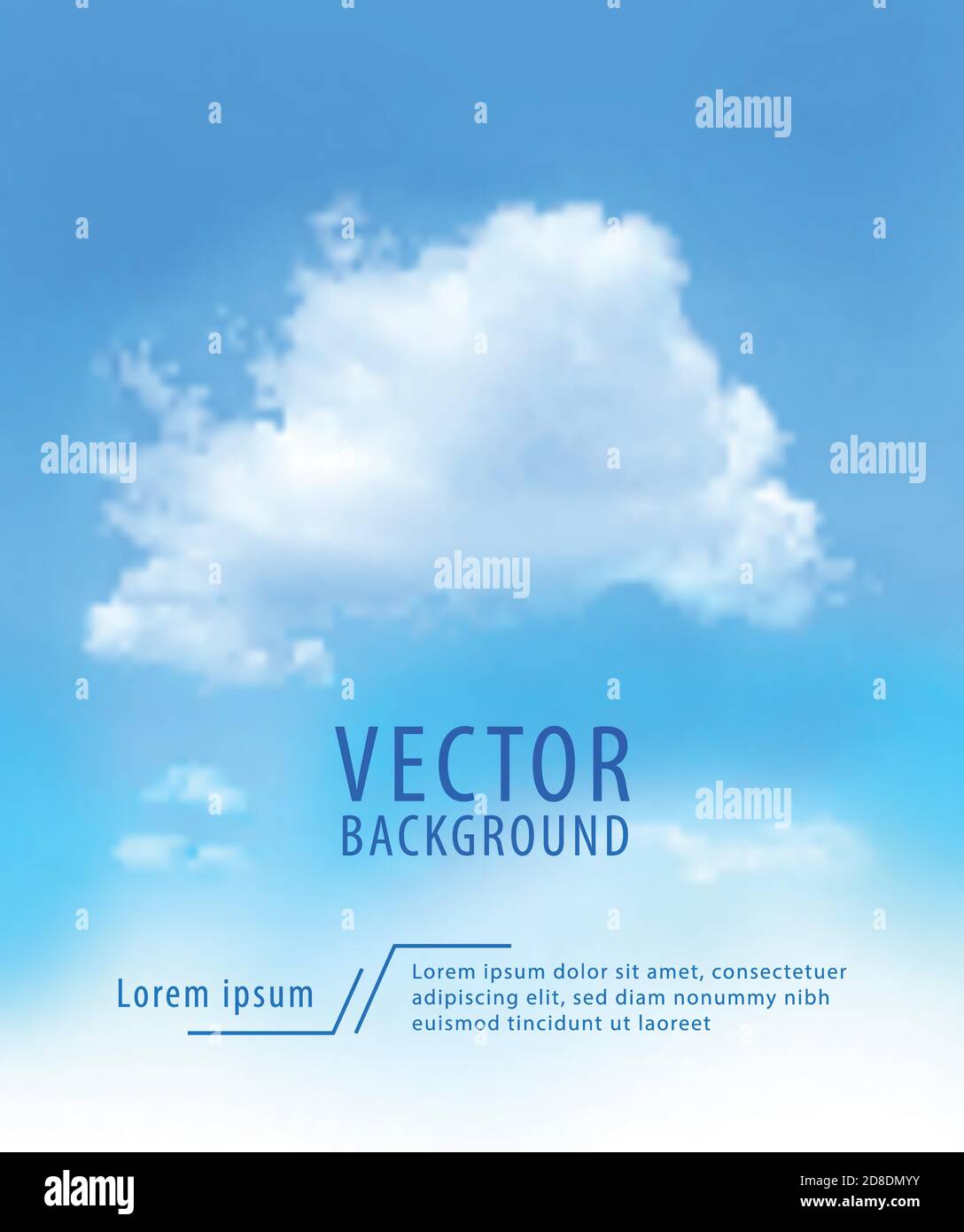 Clear sky background Stock Vector Images - Alamy