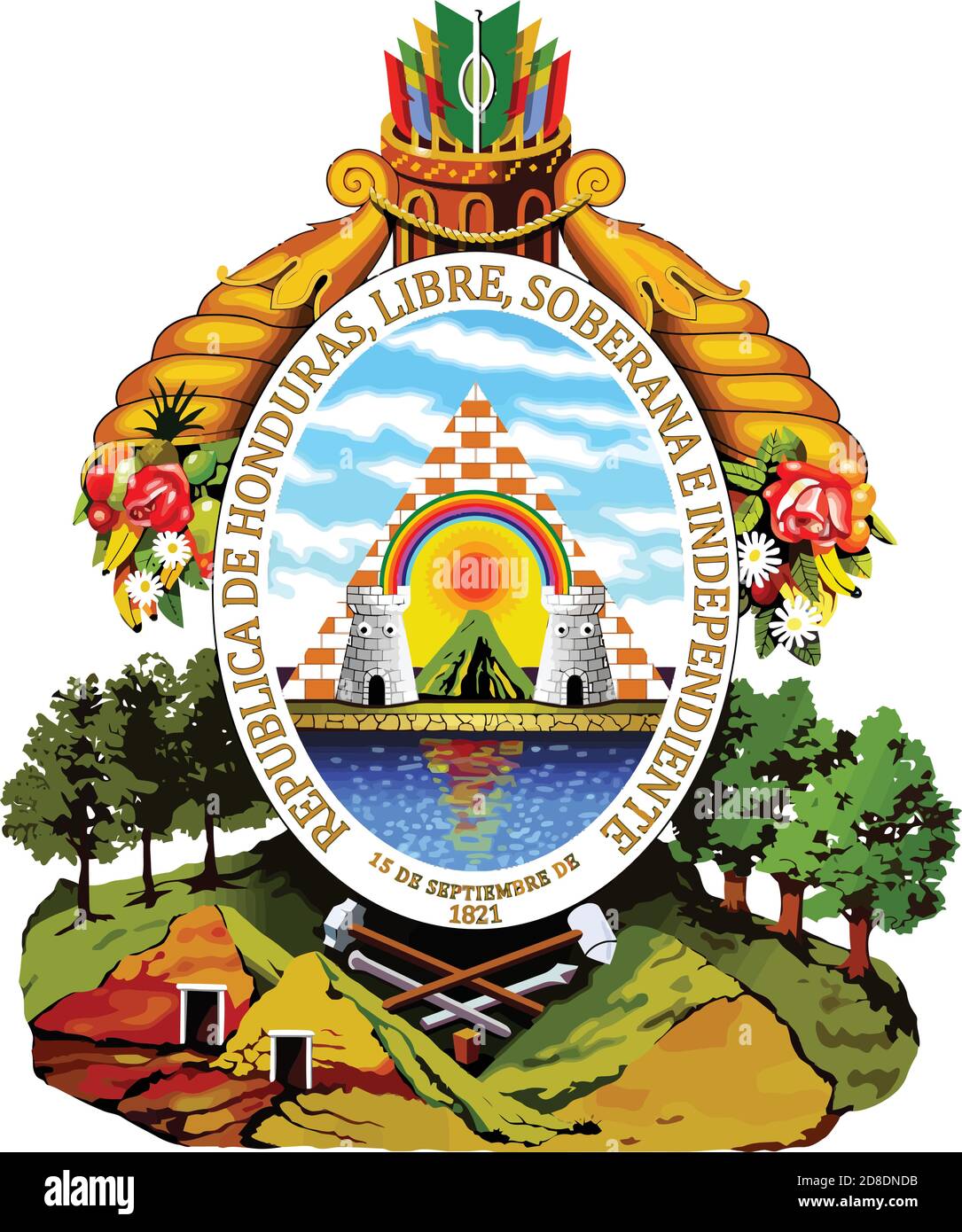 Latin coat of arms Cut Out Stock Images & Pictures - Alamy