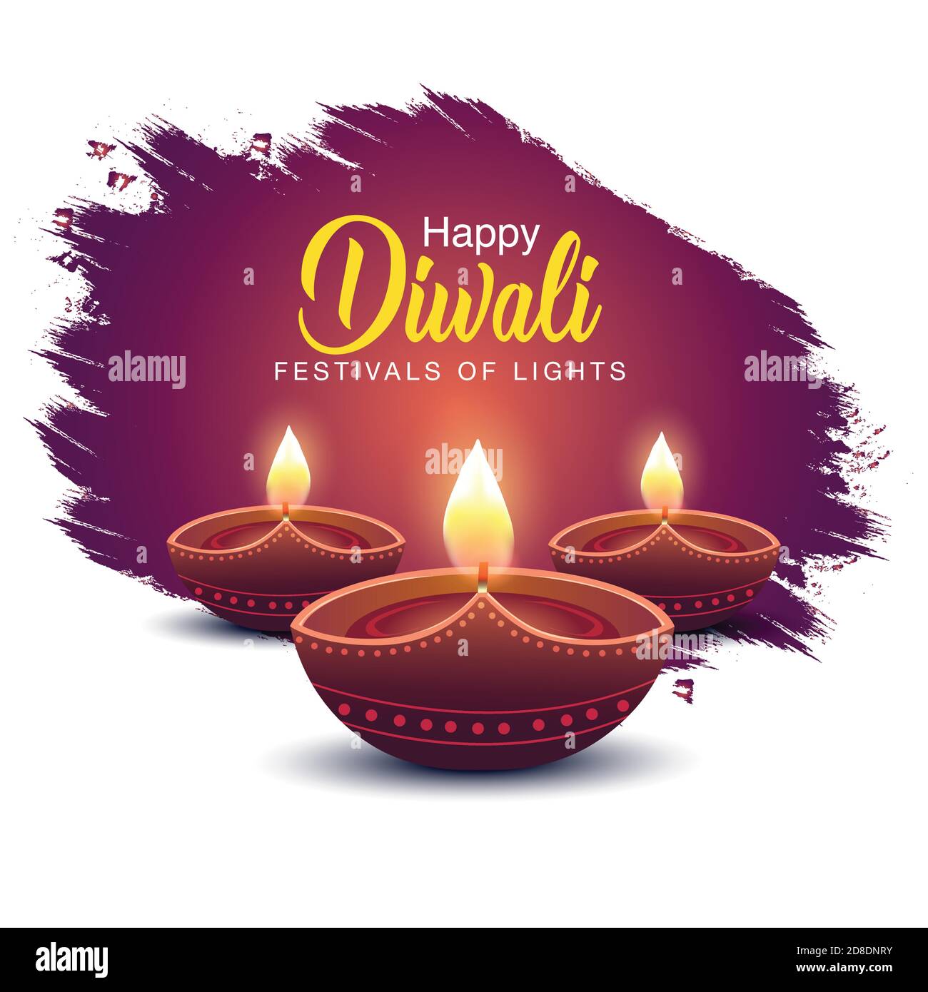 Happy Diwali celebration background. front view of banner design ...