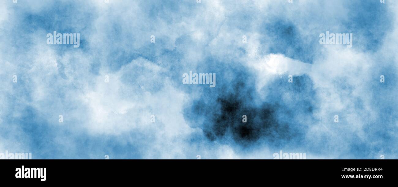 Abstract Blue sky Water color background, Illustration, texture for ...