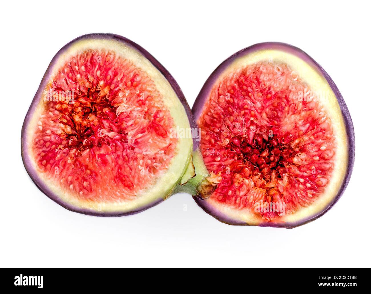 Cut in half overhead view Cut Out Stock Images & Pictures - Alamy