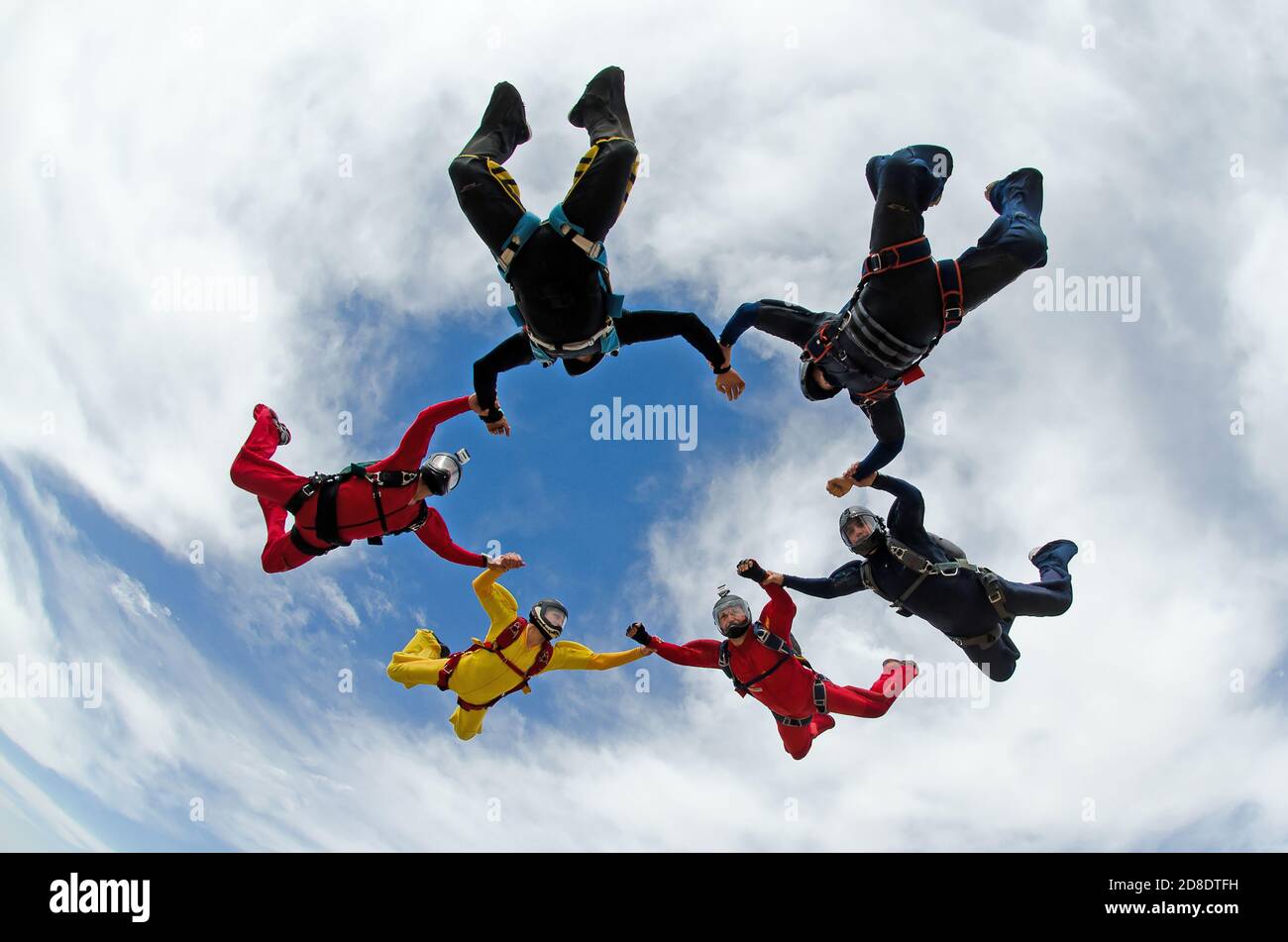 Large formation skydive hi-res stock photography and images - Alamy