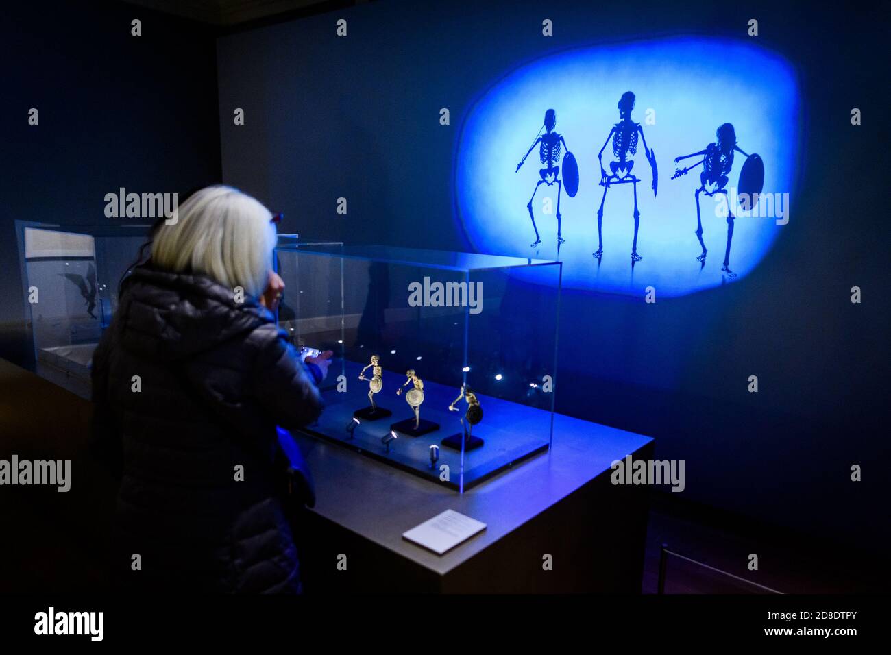 Thu 29 October 2020. Edinburgh, UK. Visitors at the ‘Ray Harryhausen ...