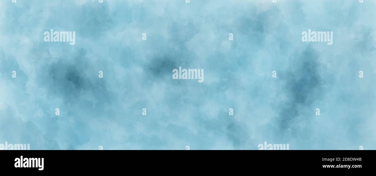Abstract Blue Water color background, Illustration, texture for design ...