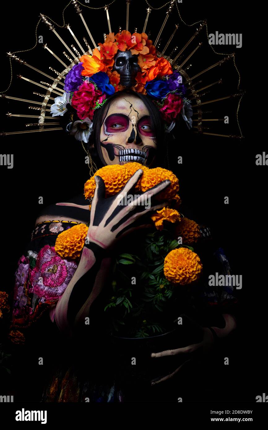 Catrina costume hi-res stock photography and images - Alamy