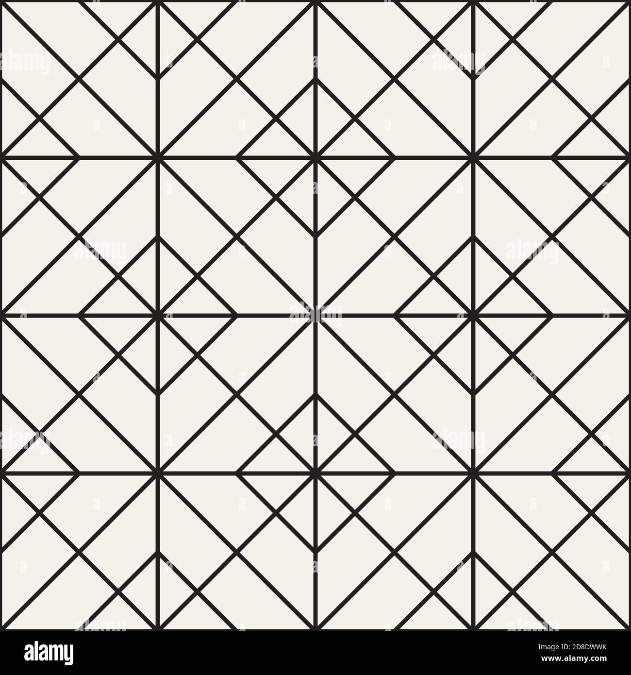 Vector Seamless Pattern Repeating Geometric Lines Abstract Lattice