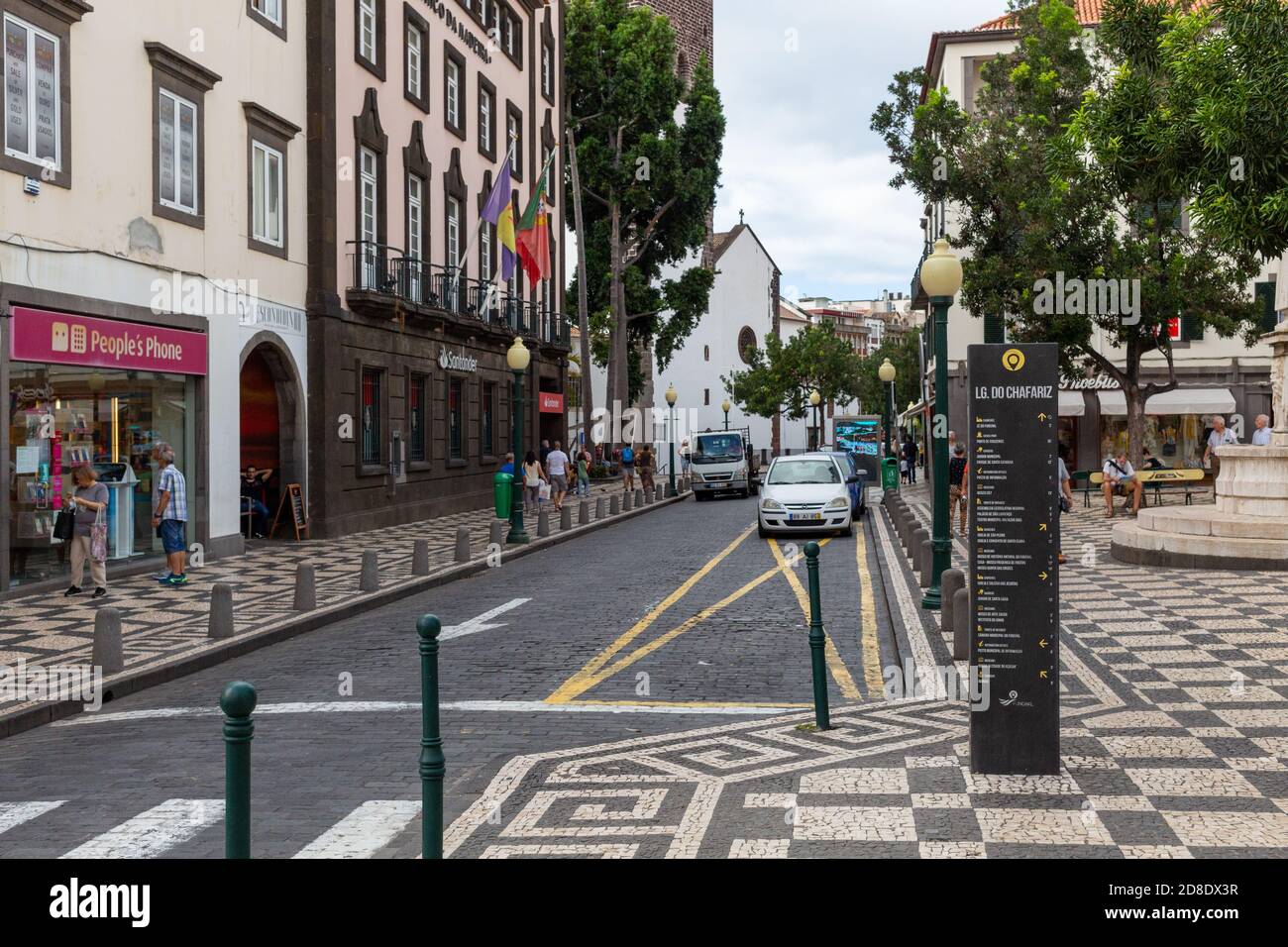 Funchal town centre, Madeira, Portugal Stock Photo - Alamy