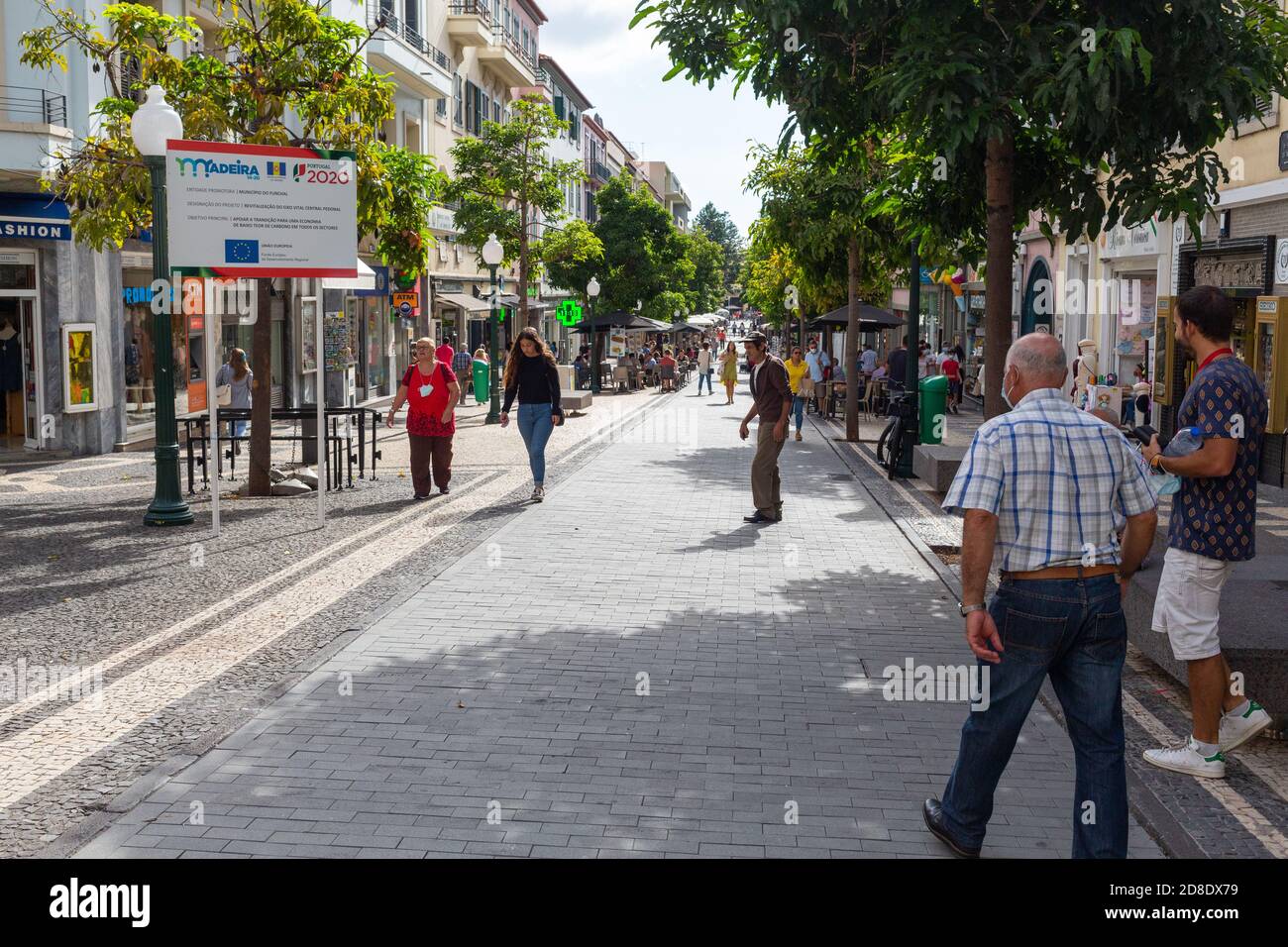 Funchal town centre, Madeira, Portugal Stock Photo - Alamy
