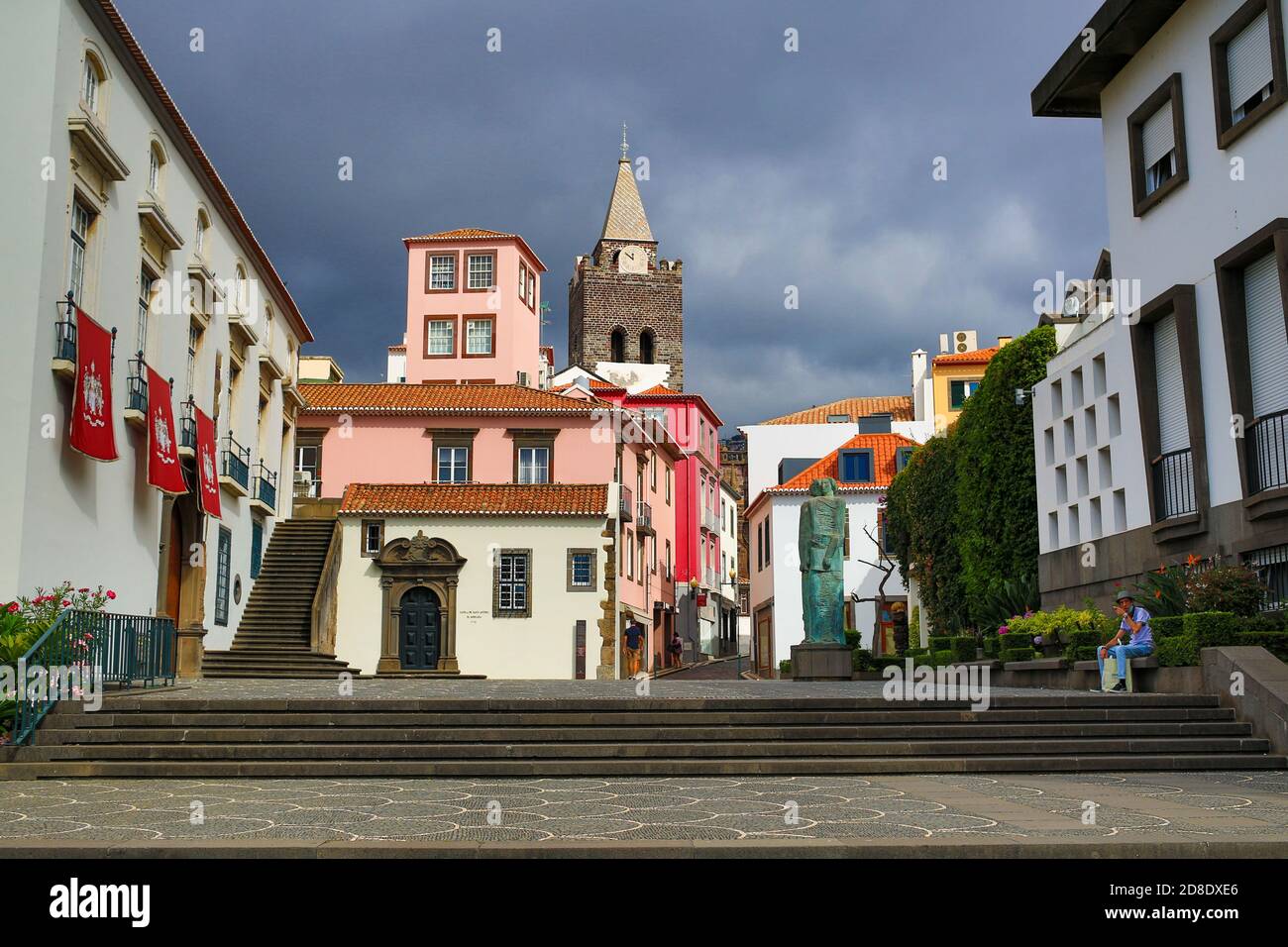 Funchal town centre, Madeira, Portugal Stock Photo - Alamy