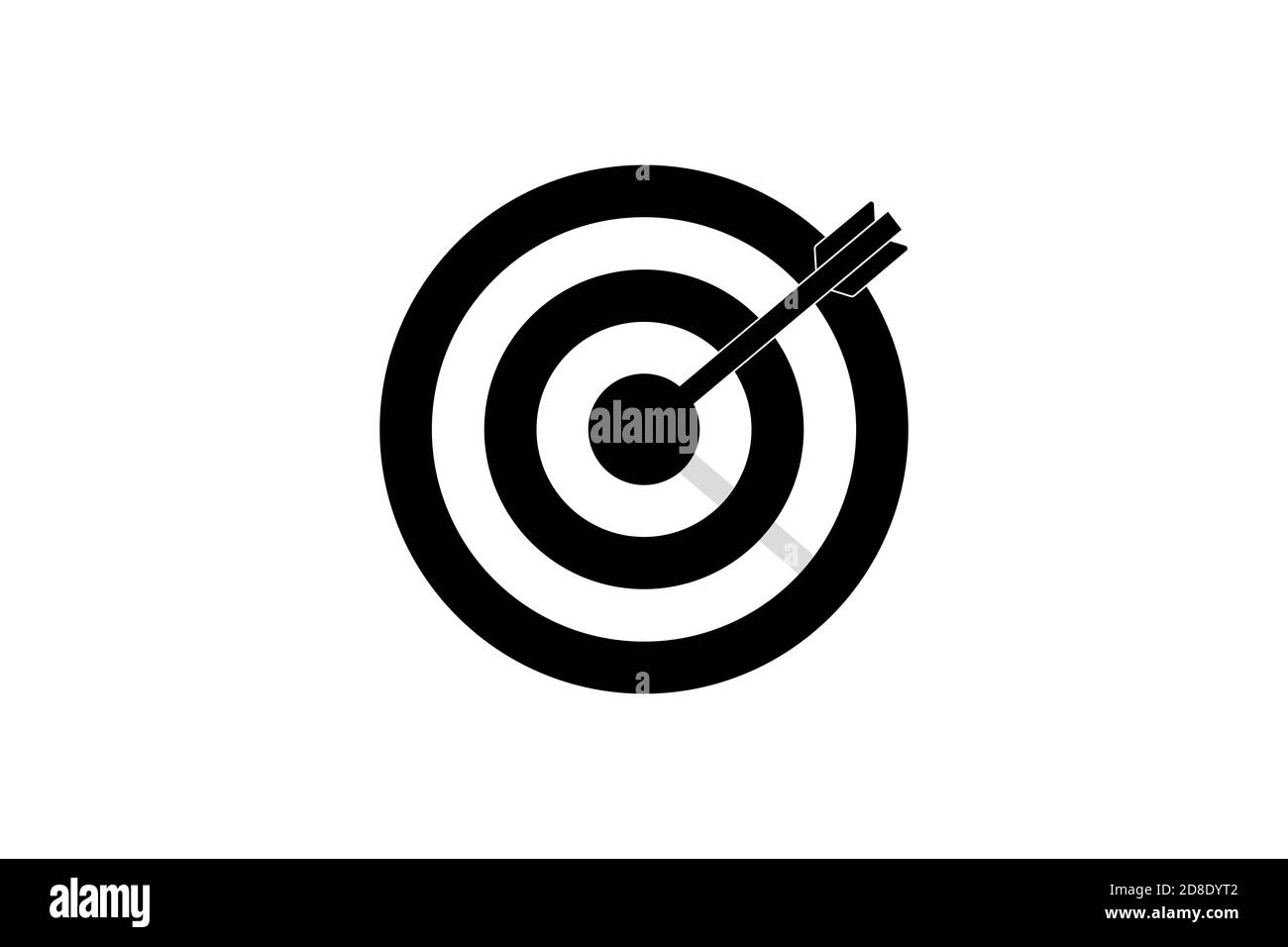 Target icon set on white background Stock Vector Image & Art - Alamy
