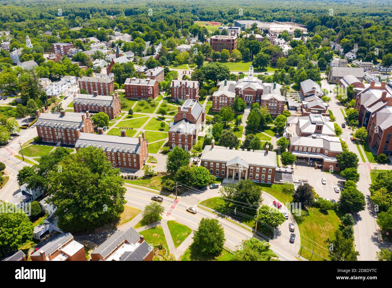 Exeter school nh aerial hi-res stock photography and images - Alamy
