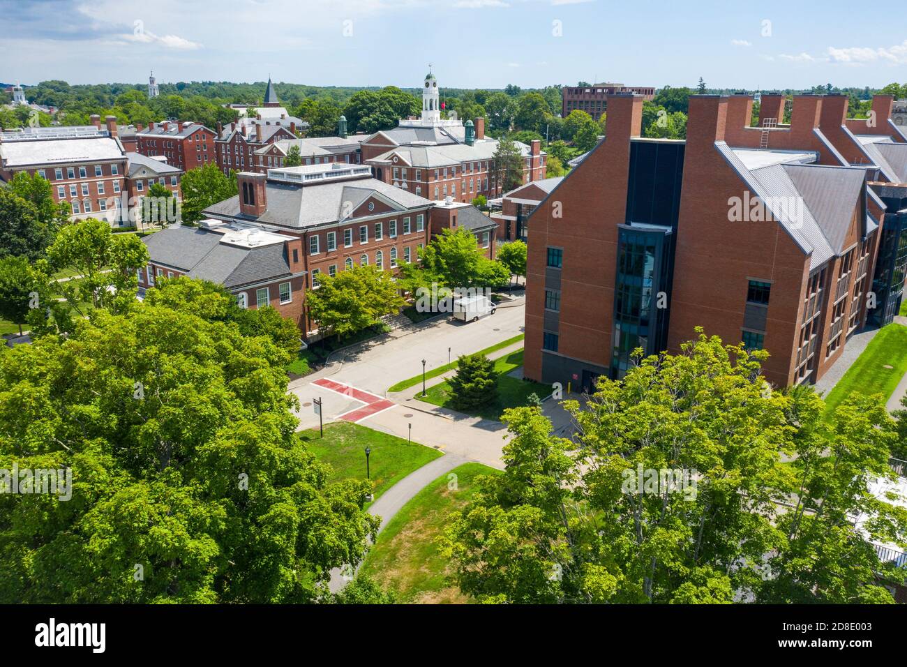 Exeter school nh aerial hi-res stock photography and images - Alamy