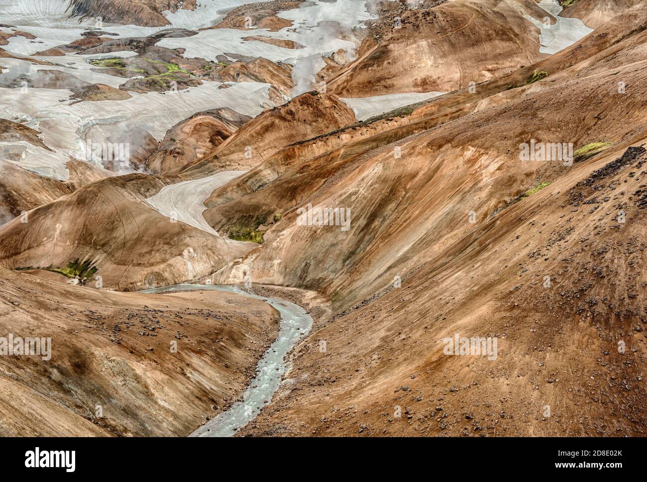 Iceland is a land of ice and fire. In the geothermal area ...