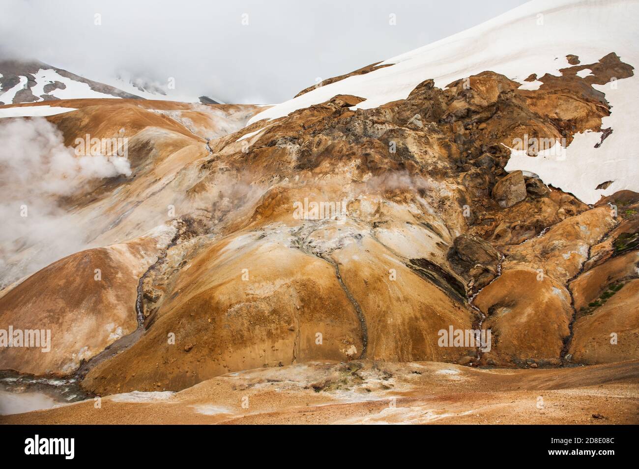 Iceland is a land of ice and fire. In the geothermal area ...