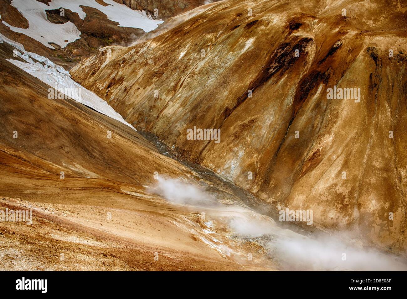 Iceland is a land of ice and fire. In the geothermal area ...
