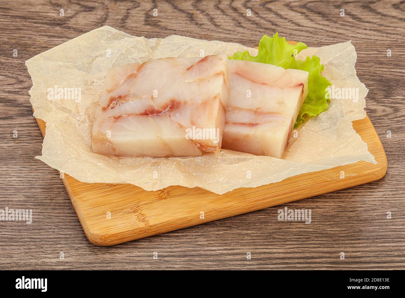 Raw dietary pollock fish fillet for cooking Stock Photo - Alamy