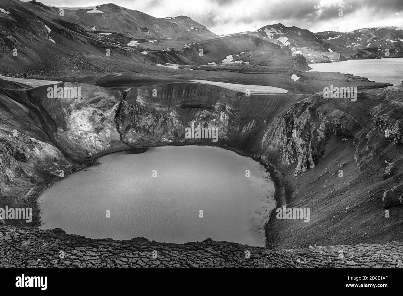 Viti crater Black and White Stock Photos & Images - Alamy