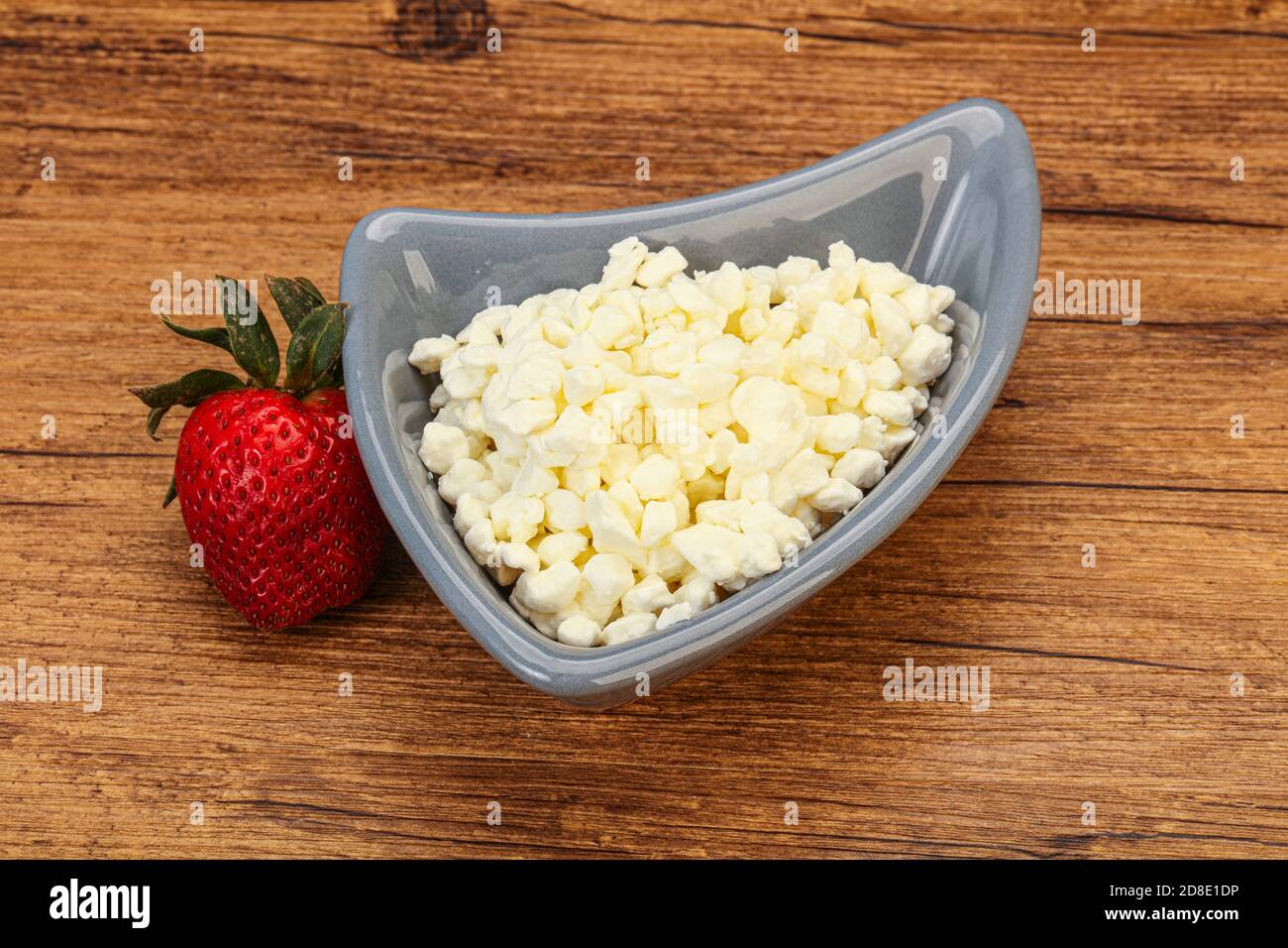 Dietary food - grain cottage cheese in the bowl Stock Photo - Alamy
