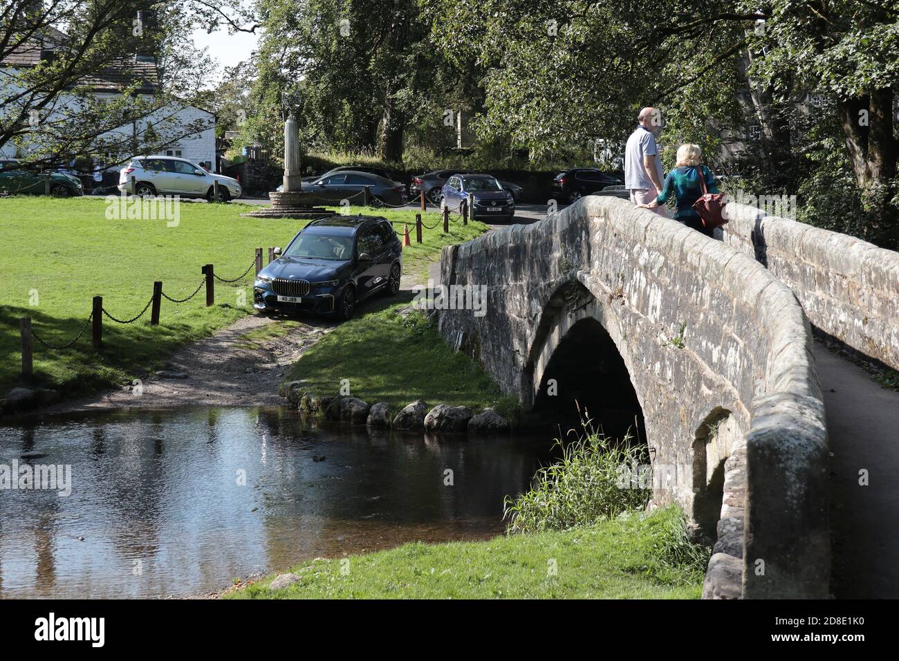 Linton in Craven, Nr Grassington in the Yorkshire Dales, UK Stock Photo ...