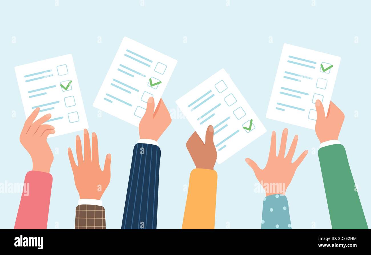 Ballots hand count hi-res stock photography and images - Alamy