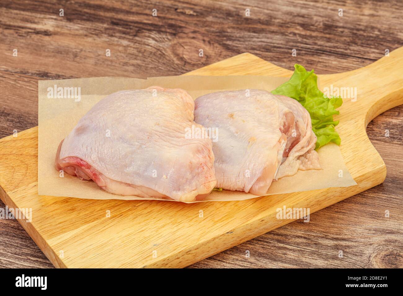 Raw chicken hip ready for cooking Stock Photo - Alamy