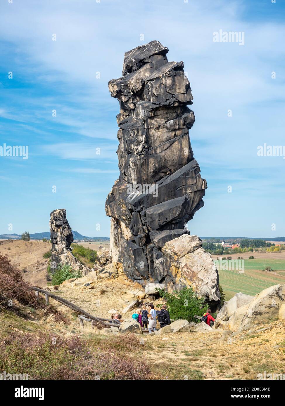 Teufelsmauer, Devil's Wall, rock formation in Saxony-Anhalt, Harz ...