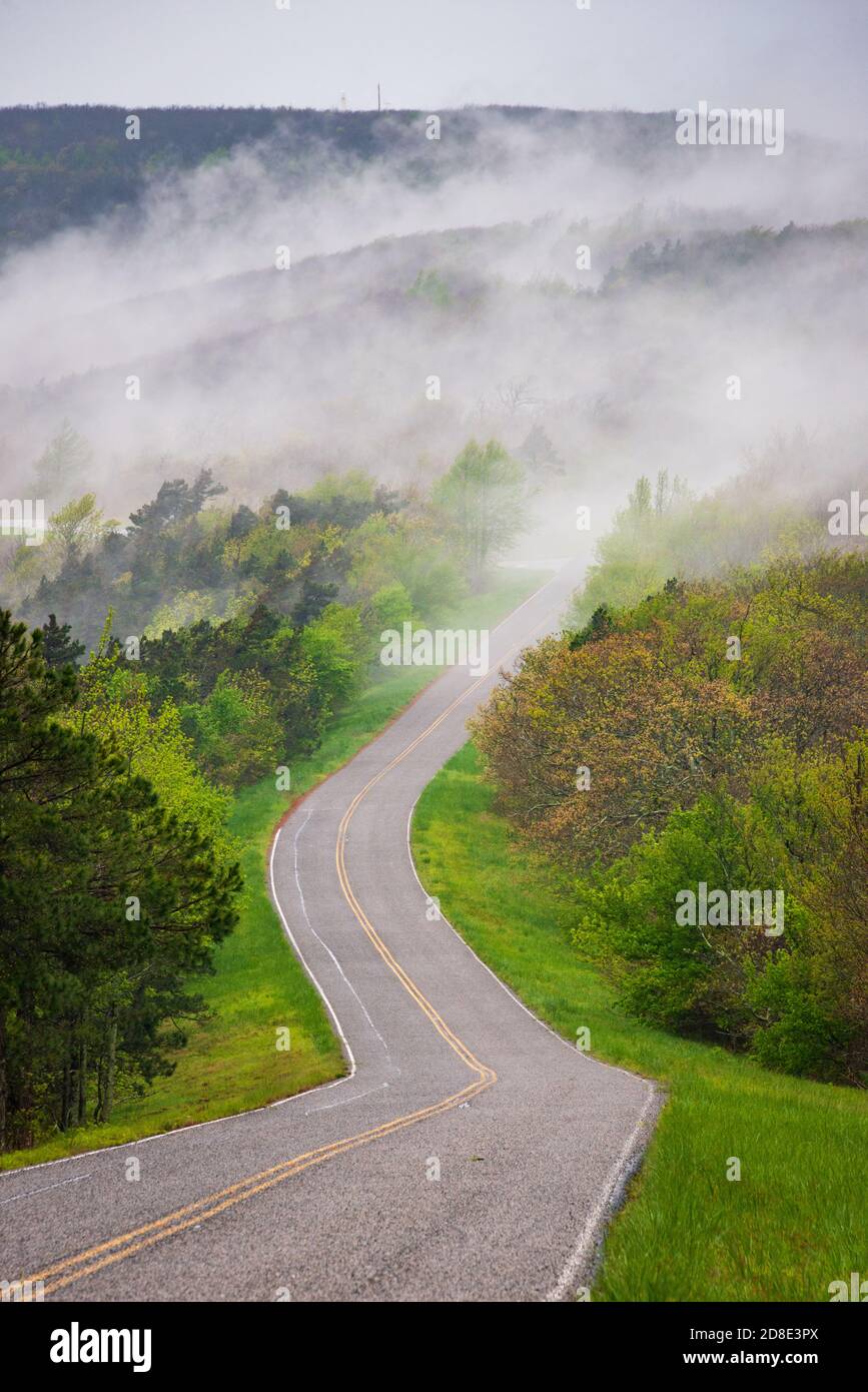 Talimena Scenic Drive Stock Photo - Alamy