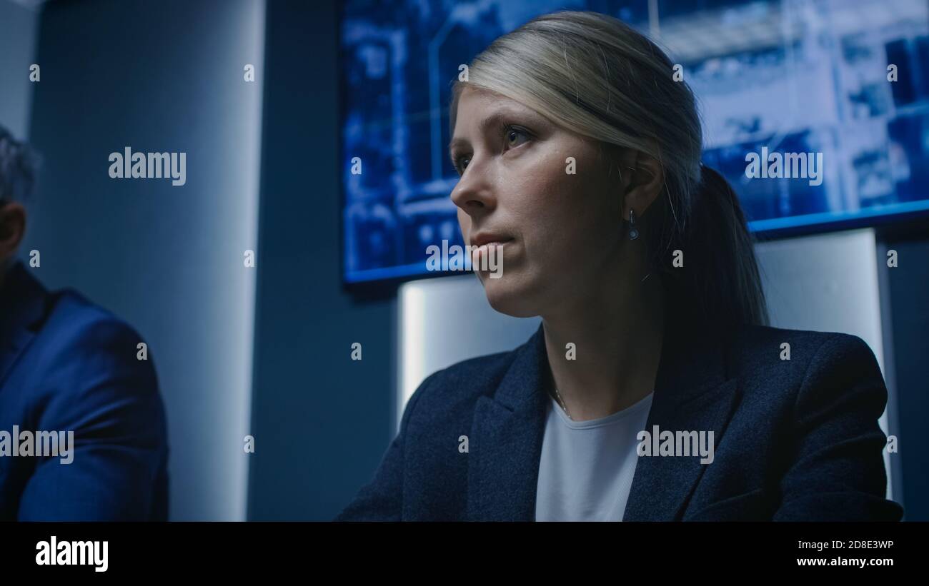 Portrait of the Strong Minded Female Government Agency Official ...