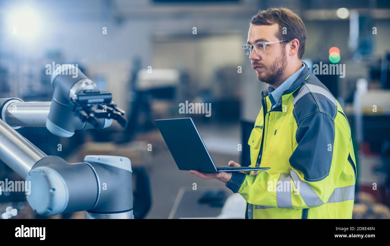 Industrial conveyor male engineer holding hi-res stock photography and ...