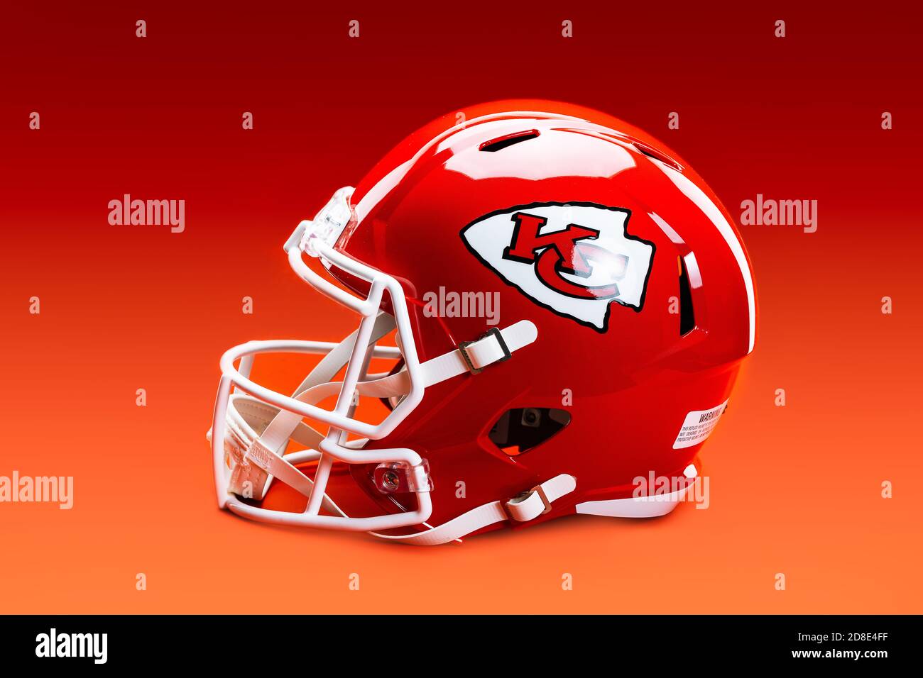 Kansas city chiefs helmet hi-res stock photography and images - Alamy