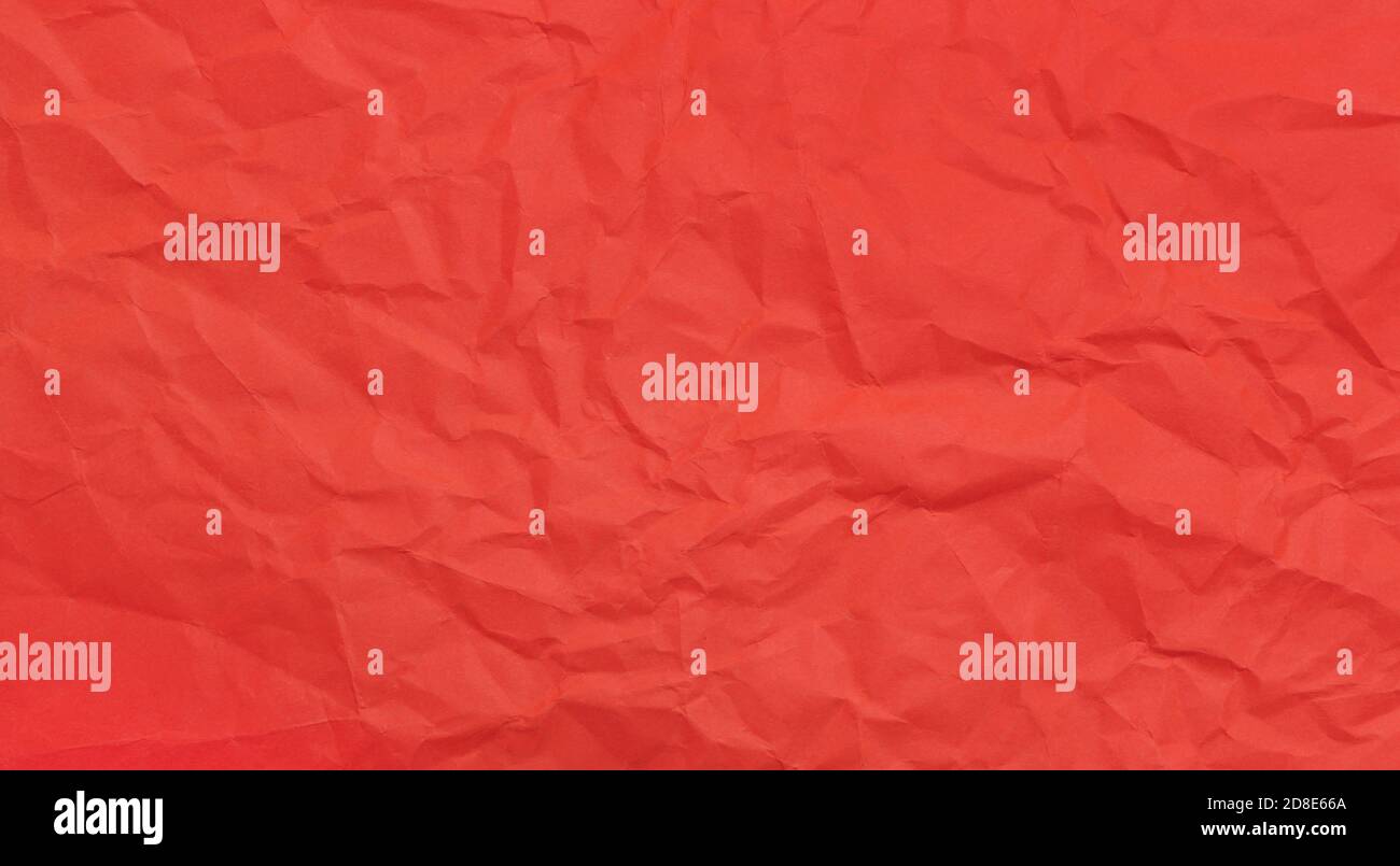 Red clumped Paper texture background, kraft paper horizontal with ...